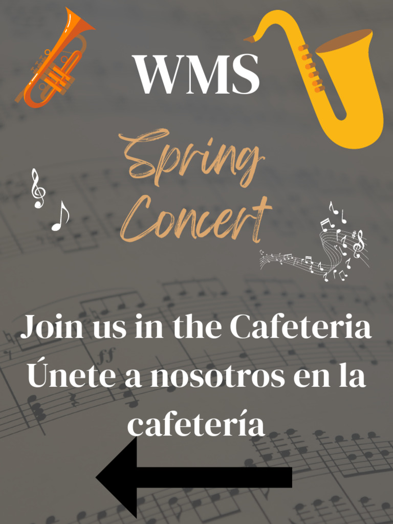 WMS Spring Concert Poster | PDF