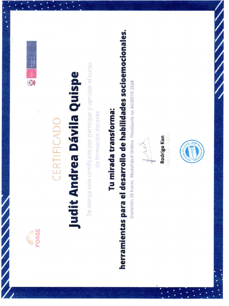 Capacitación Judith Davila | PDF