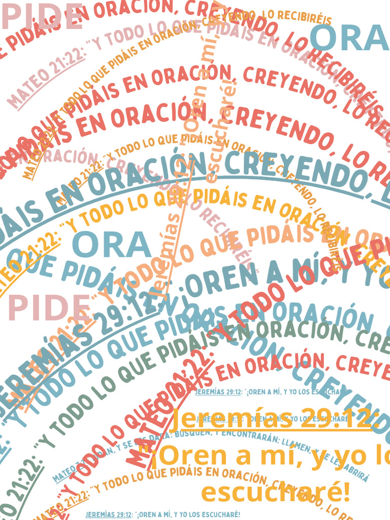 Documento A4 Cartel Palabras Inspiradoras Mujer Moderno Colorido | PDF