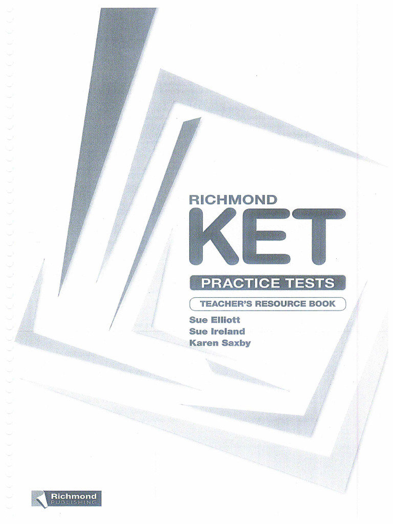 KET Practice Tests Teacher - S Resource Book | PDF