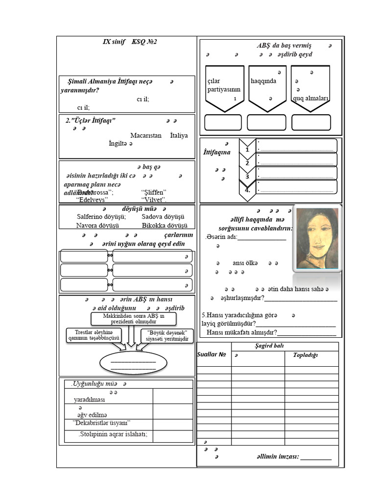 Umumi Tarix Ix Sinif KSQ 2 | PDF