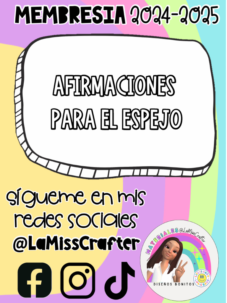 Afirmaciones Positivas para el Espejo | PDF