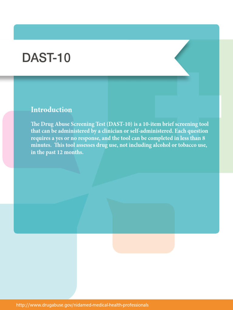 DAST 10 Drug Abuse Screening Test | PDF | Drugs | Substance Abuse