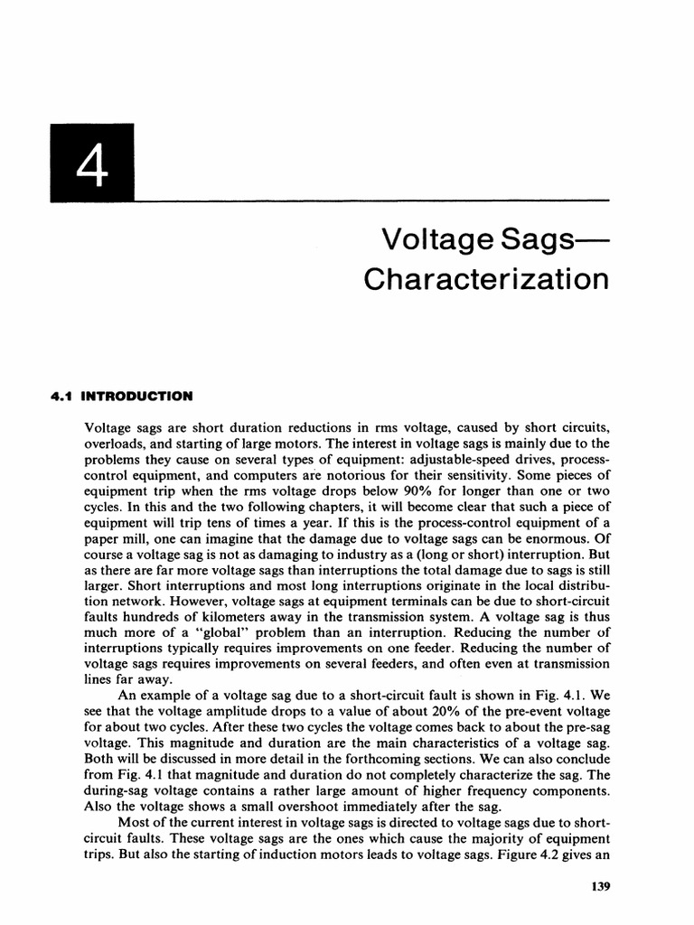 Understanding Voltage Sags and Their Impact | PDF | Root Mean Square ...