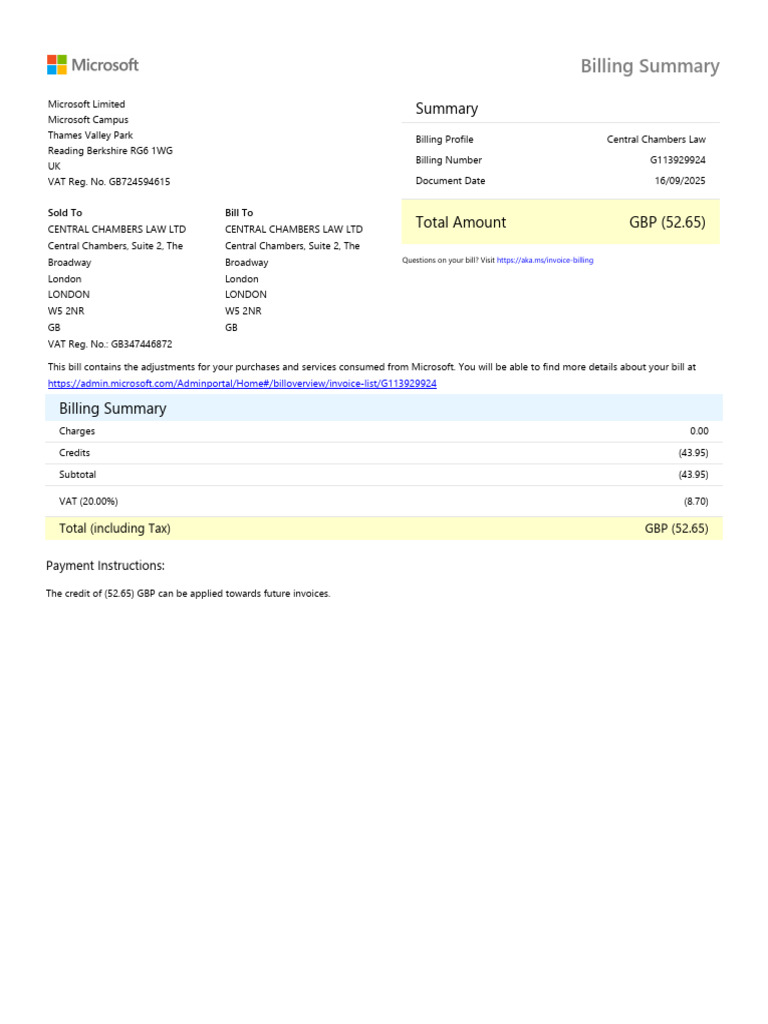 Billing Summary: Sold To Bill To | PDF | Invoice | Money
