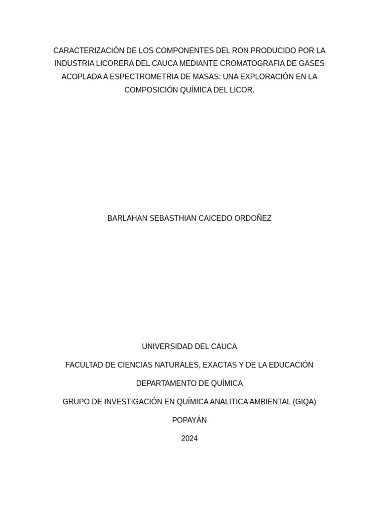 Nueva Version Del Documento | PDF | Ron | Destilación