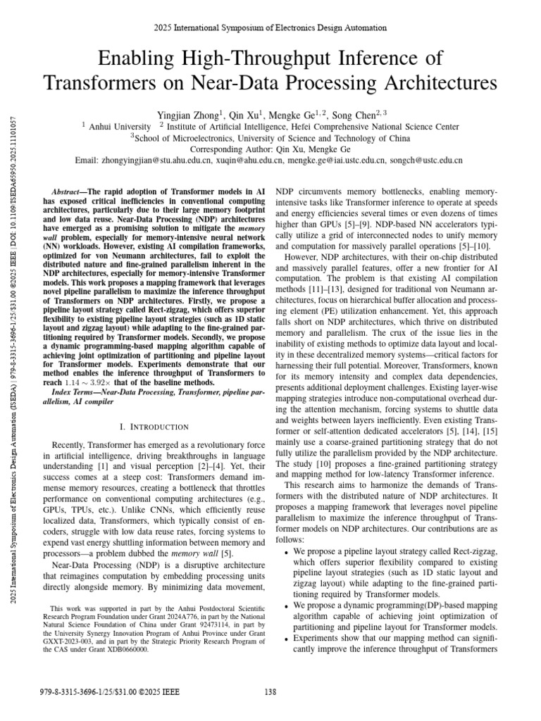 Enabling High-Throughput Inference of | PDF | Parallel Computing ...