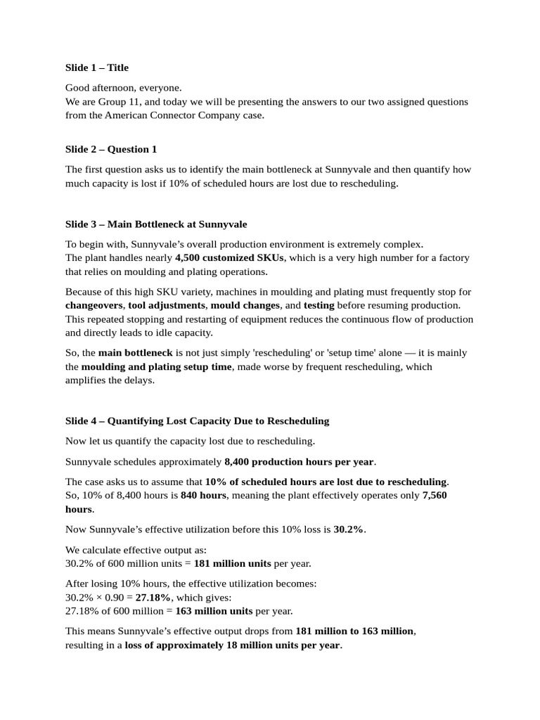 Acc Script | PDF | Economies | Production And Manufacturing