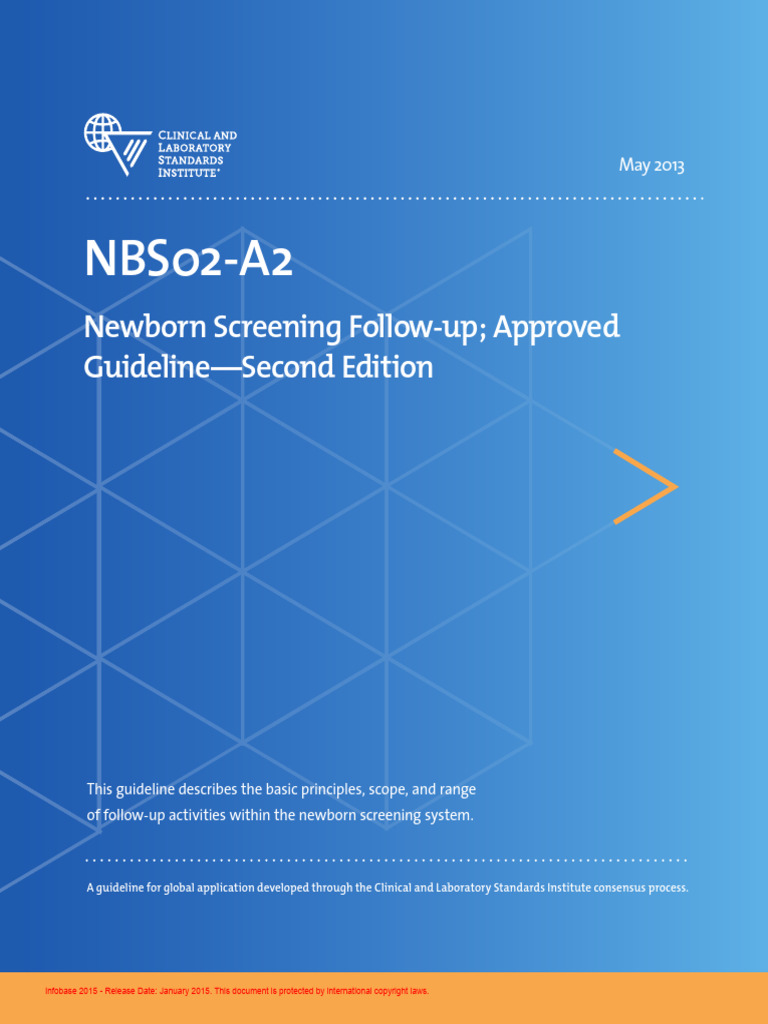NBS 02-A2 Newborn Screening Follow-Up | PDF | Screening (Medicine ...