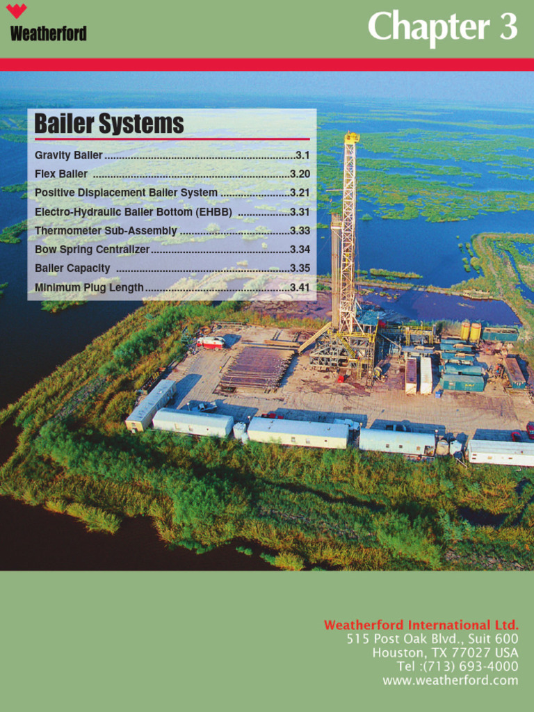 Chapter 3 Bailer Systems For Cement Dumping | PDF