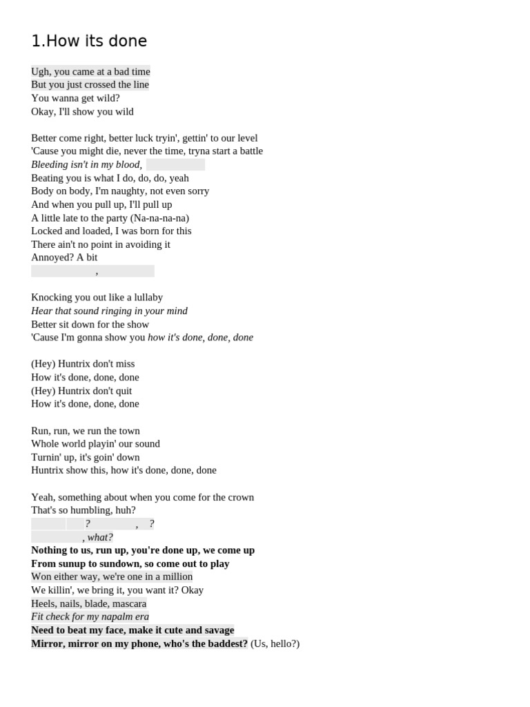 K POP Demon Hunters | PDF | Songs