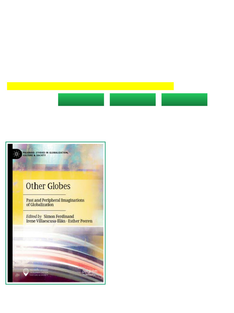 (Ebook) Other Globes: Past and Peripheral Imaginations of Globalization ...