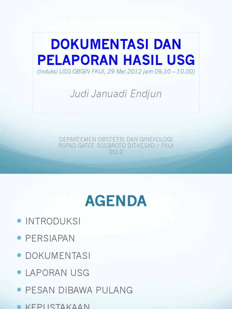 Dokumentasi USG OBGIN | PDF