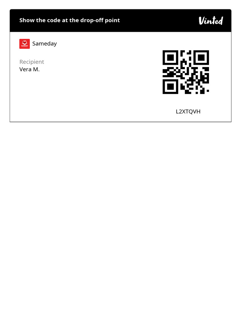 Vinted Digital Label 16798224667 | PDF