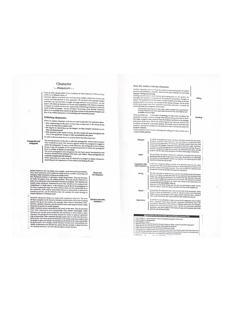 Character | PDF