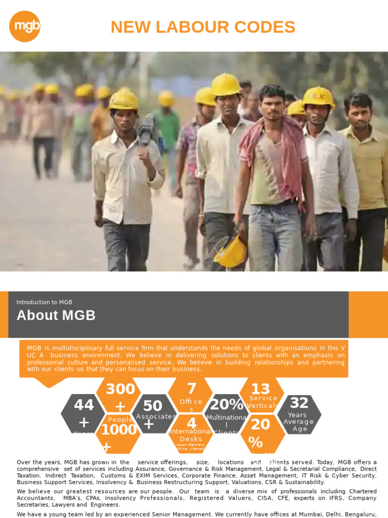 Overview of New Labour Codes in India | PDF | Employment | Labour Law