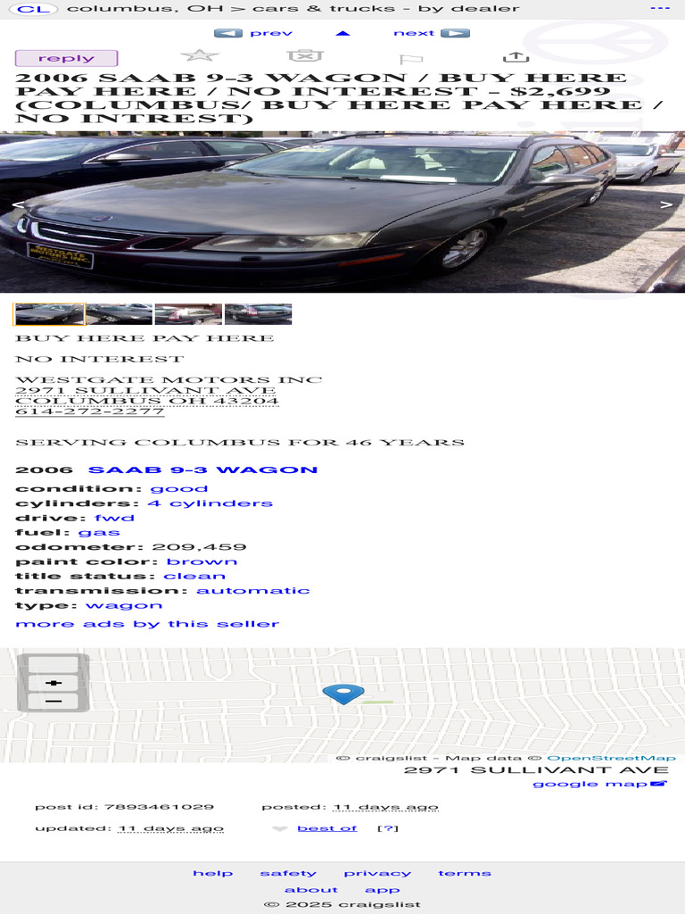 Craigslist Columbus Ohio Cars