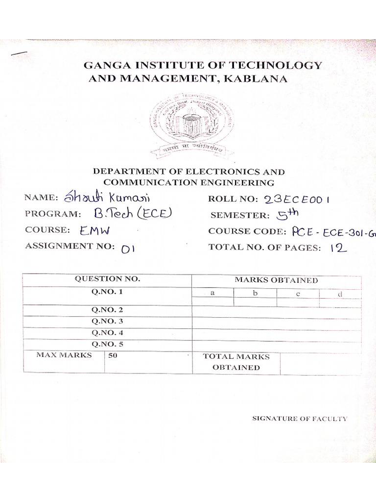 EMW Aasig.-1 - Extracted - 12020050 | PDF