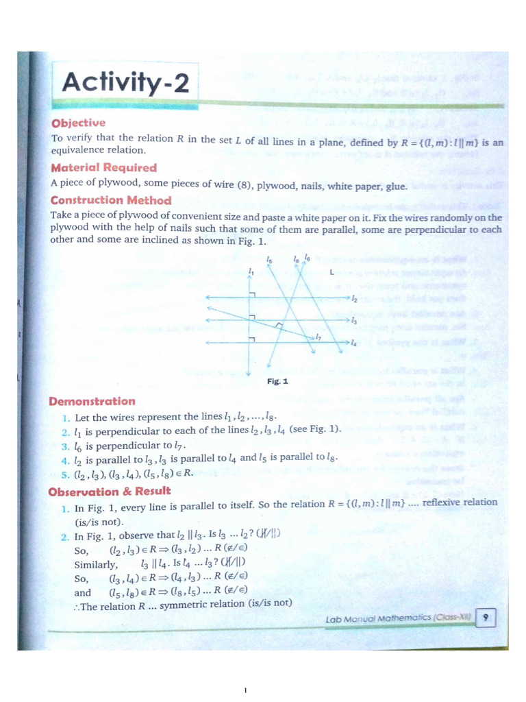 12 Math Lab Manual | PDF
