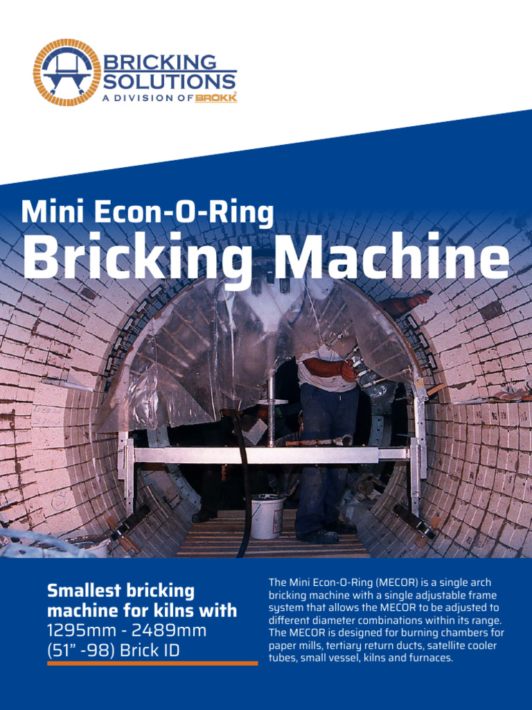 BS - MECOR - Brochure Mini Bricking Machine | PDF | Brick | Valve