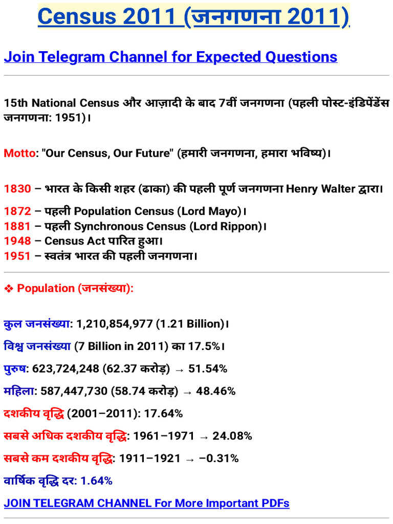 Census 2011 | PDF