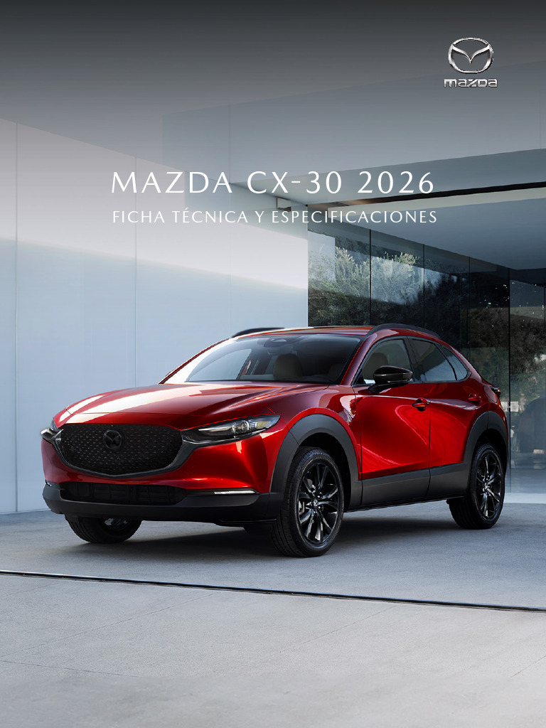 Especificaciones Mazda CX-30 2026 | PDF | Sistema de freno antibloqueo ...