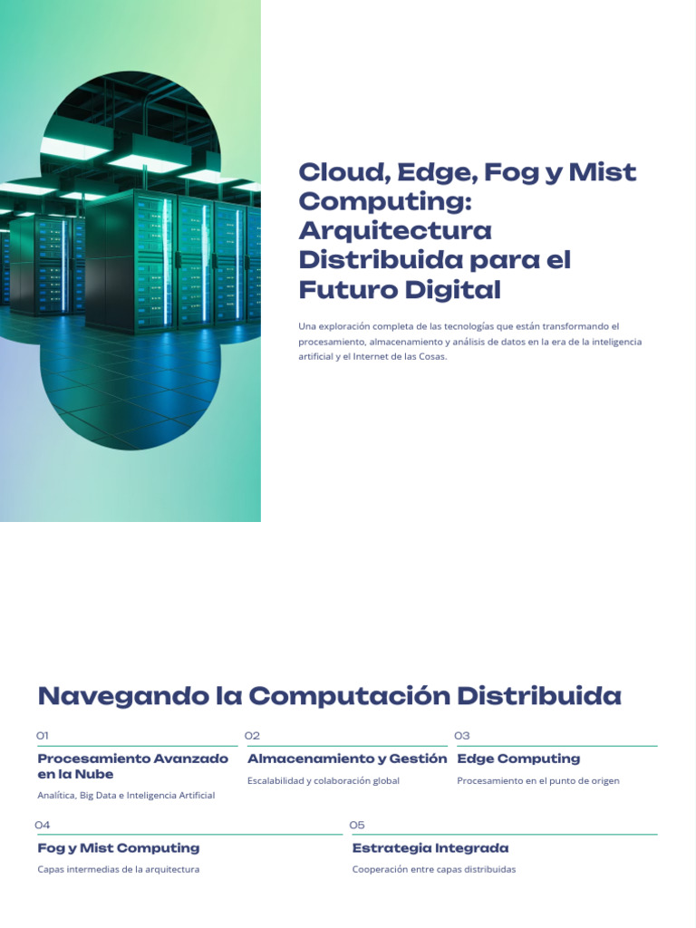 Cloud Edge Fog y Mist Computing Arquitectura Distribuida Para El Futuro Digital | PDF ...