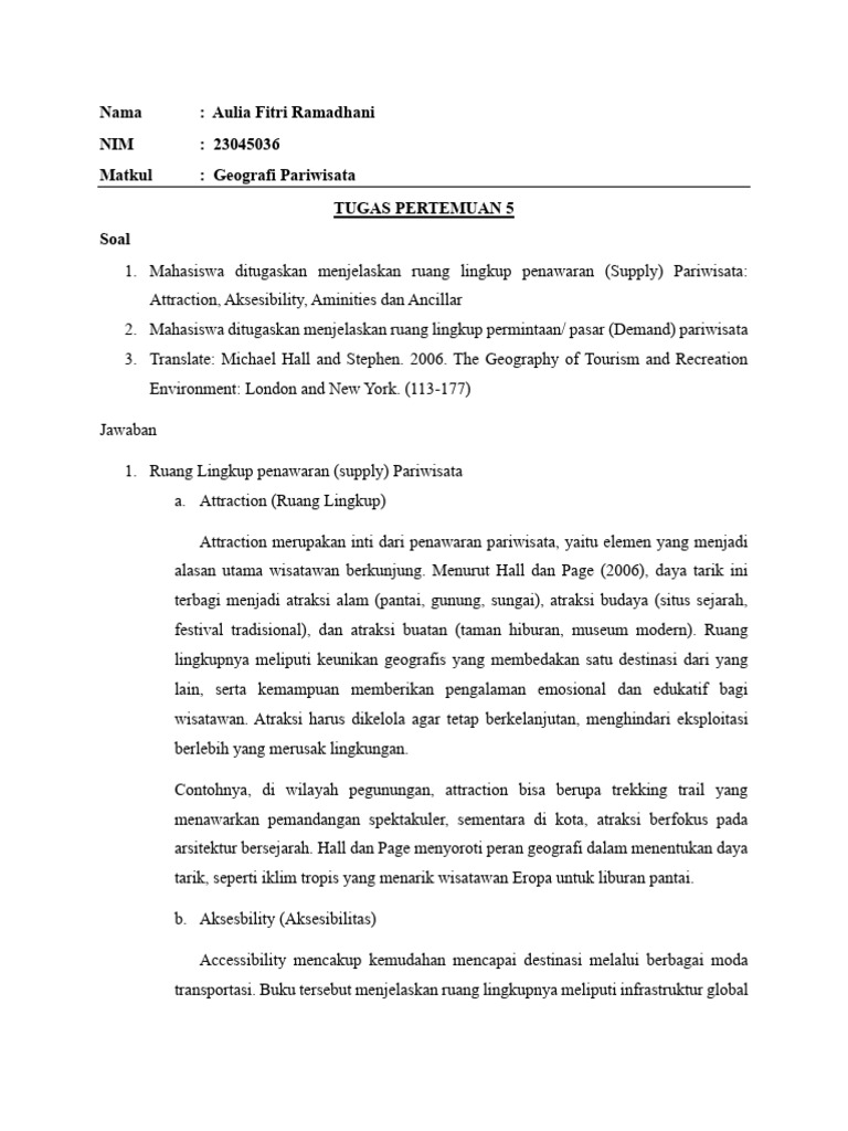 Aulia Fitri R_tugas Pertemuan 5 | PDF