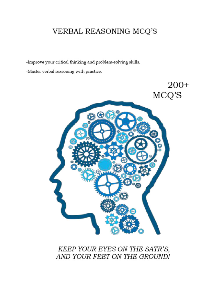 Verbal Reasoning MCQs for Skill Improvement | PDF