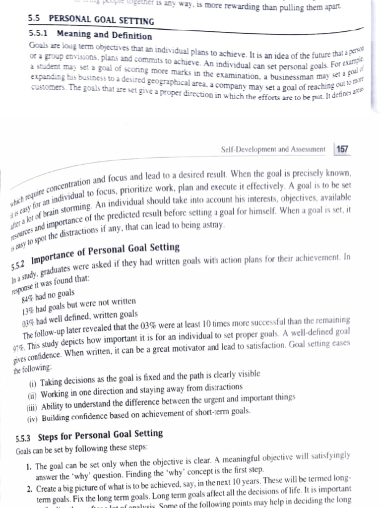 Personal Goal Setting Strategies | PDF | Goal | Happiness