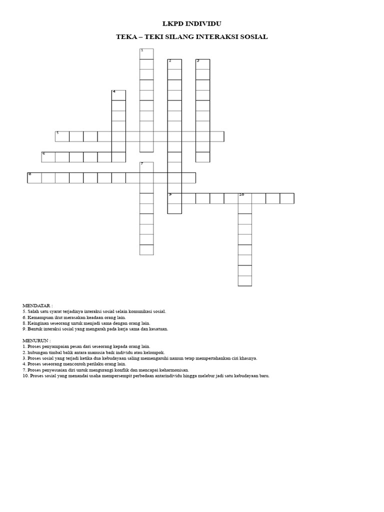 Lkpd Individu + Key | PDF