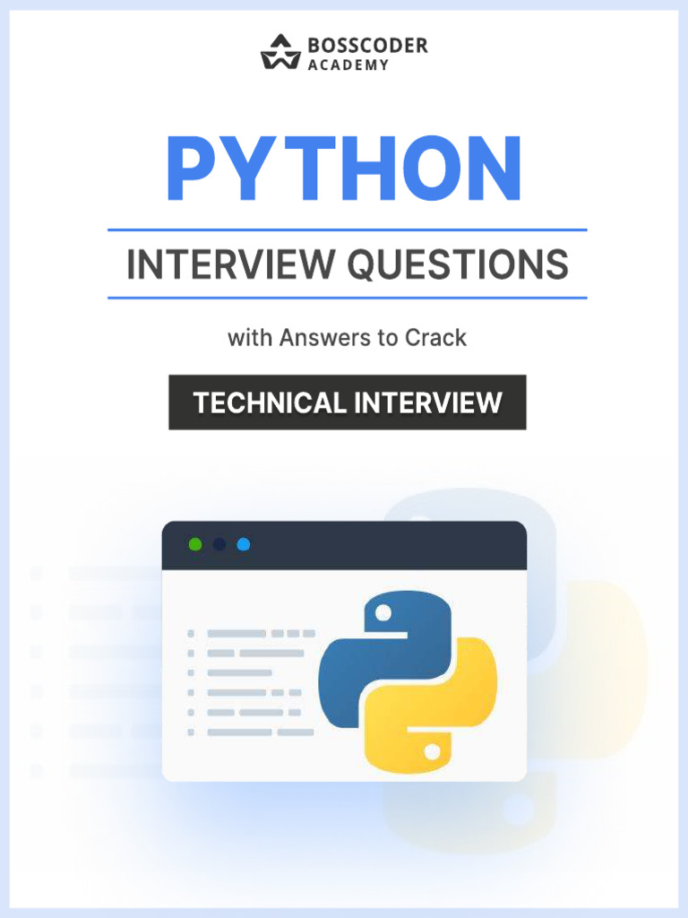 Python Interview Questions | PDF | Method (Computer Programming ...