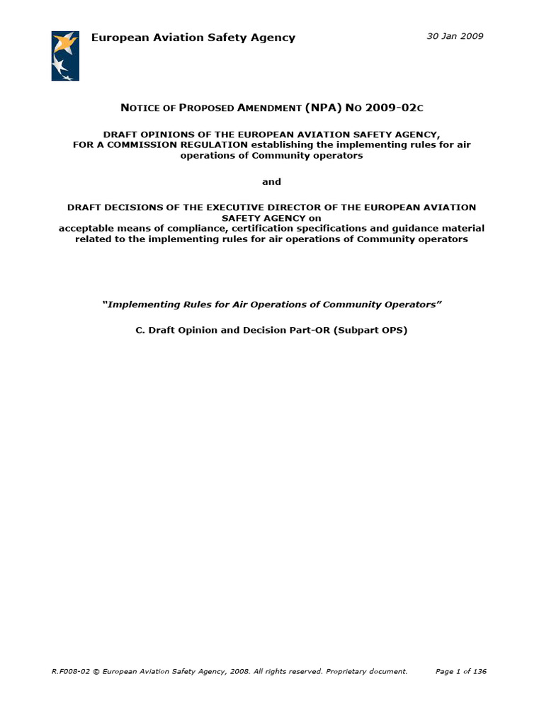 Part OR (Subpart OPS) | PDF | Instrument Flight Rules | Audit