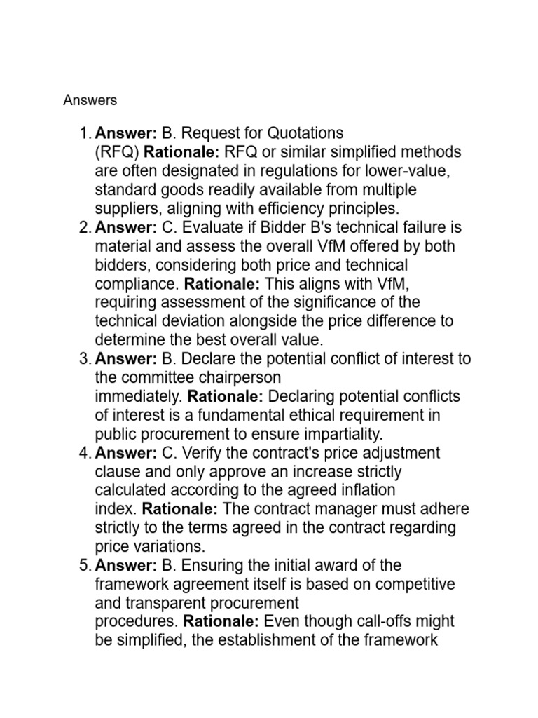 Public Procurement Best Practices Guide | PDF | Procurement ...