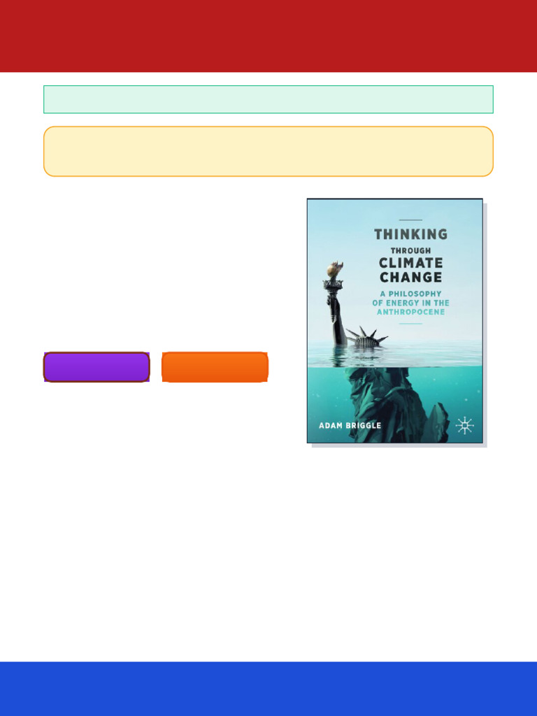Thinking Through Climate Change: A Philosophy of Energy in The ...