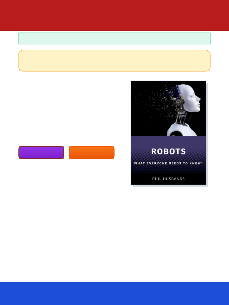 Robots Husbands Ebook Newest Digital File | PDF | Robot | Robotics