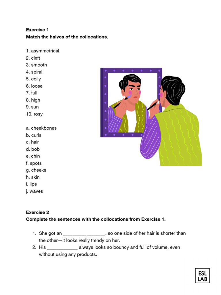 Exercise 1 Match The Halves of The Collocations | PDF