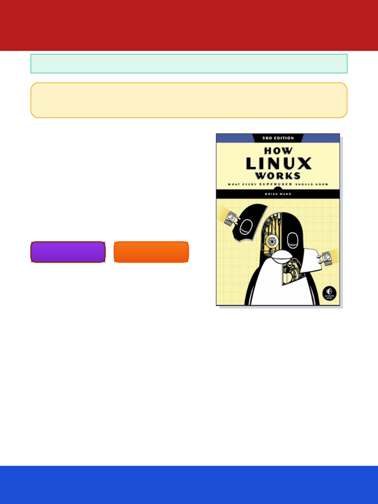 How Linux Works 3rd Edition Brian Ward ebook malware-free download | PDF