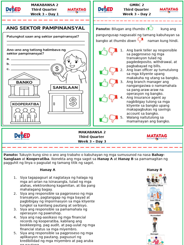 Makabansa - Q3 Week 3 | PDF