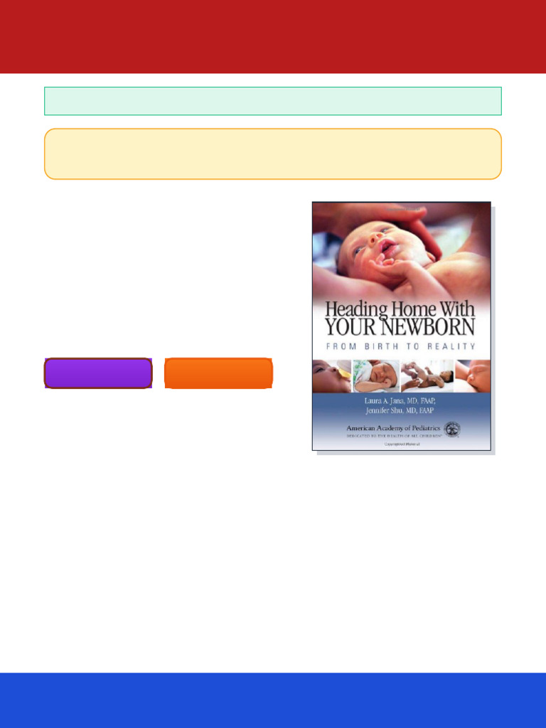 Heading Home With Your Newborn From Birth To Reality 1st Edition Laura ...