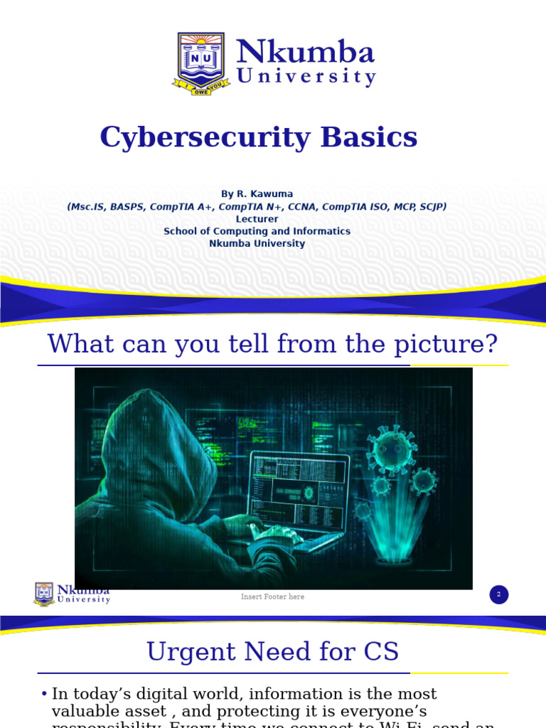 Cyber Security Basics | PDF | Security | Computer Security