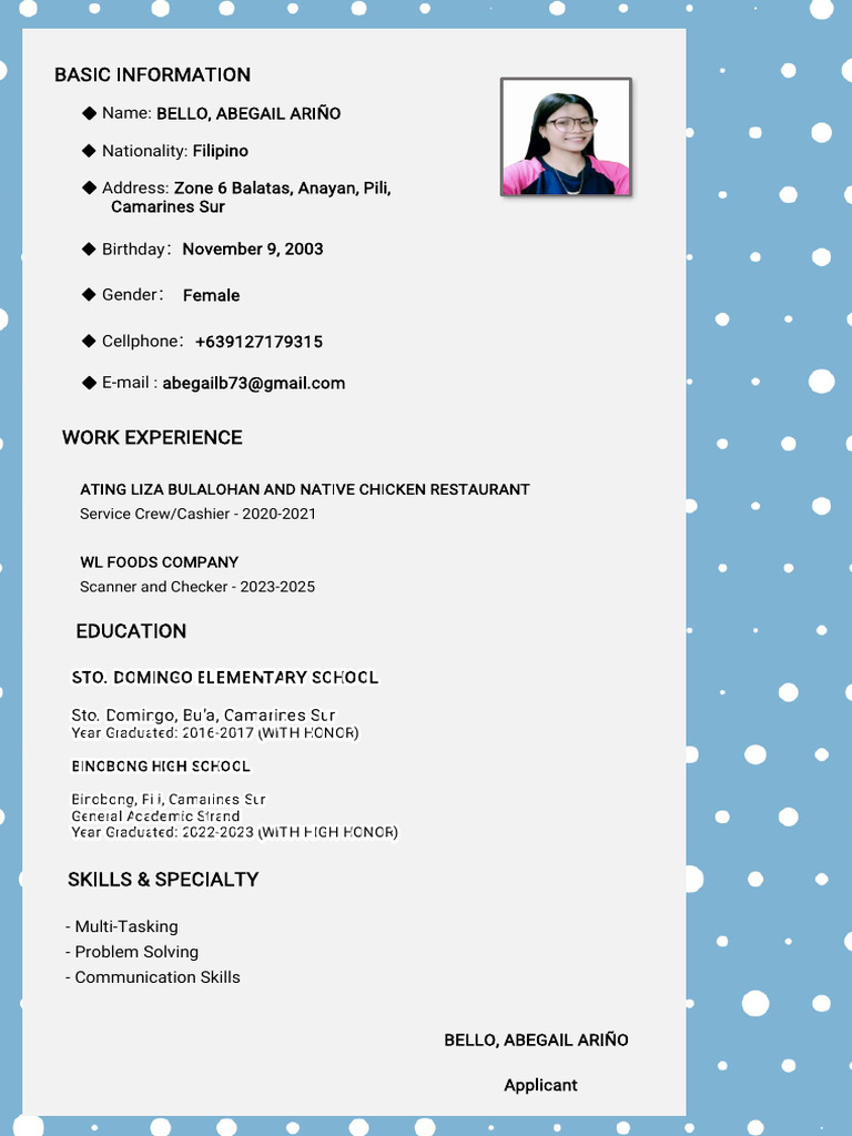 Resume Aby | PDF