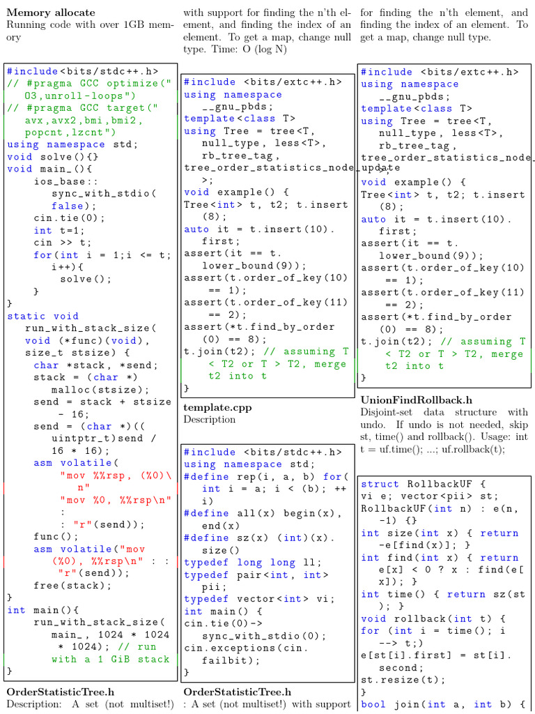 Memory Allocation and Data Structures Code | PDF | C++ | Computer ...