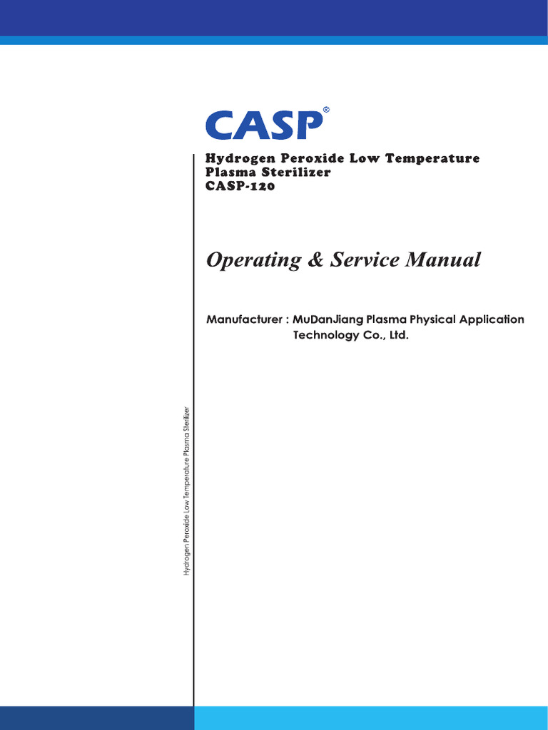 CASP-120 Manual Ver.13.compressed | PDF | Sterilization (Microbiology ...