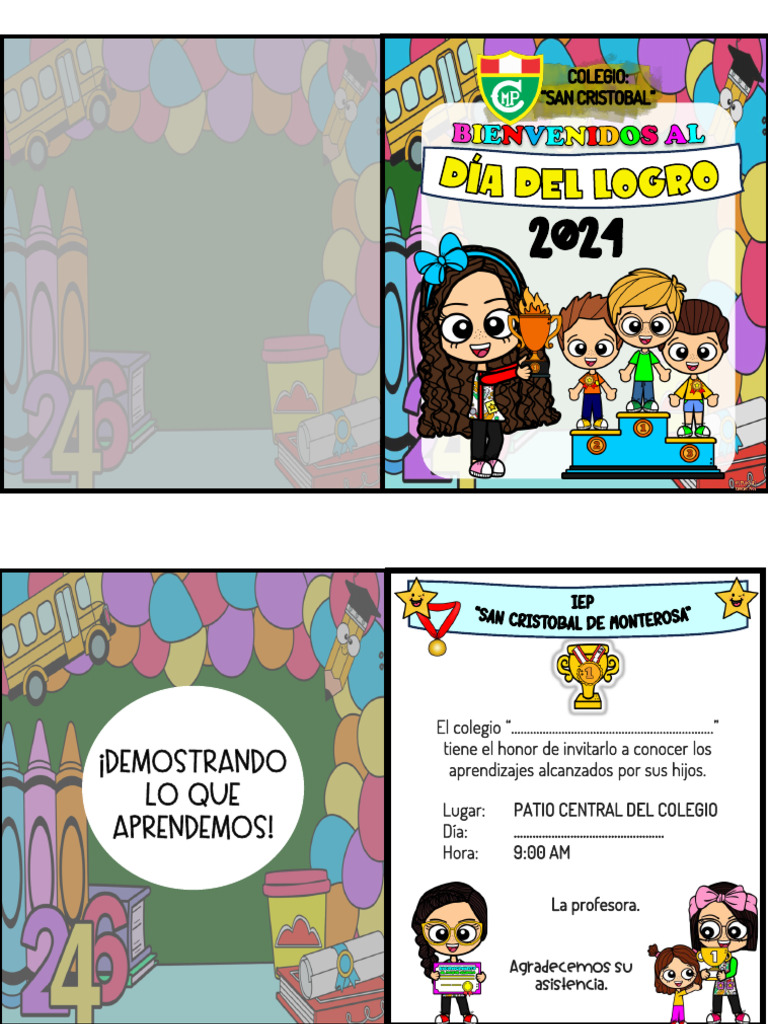 Invitación Día Del Logro | PDF