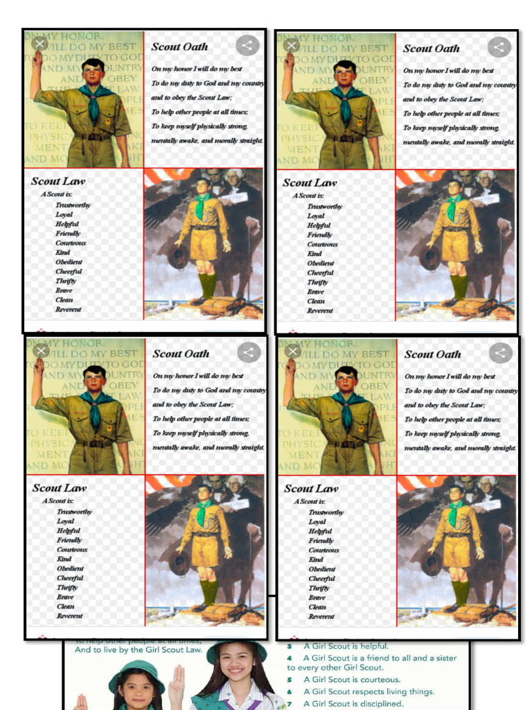 BSP GSP Scout Oath Law | PDF