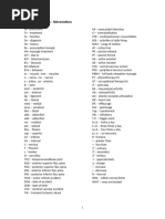 Physical Therapy Abbreviations Guide | PDF | Anatomical Terms Of Motion ...