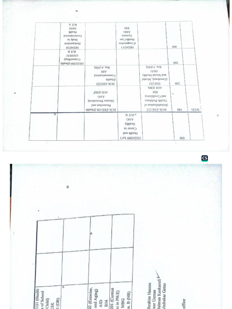 New Time Table | PDF