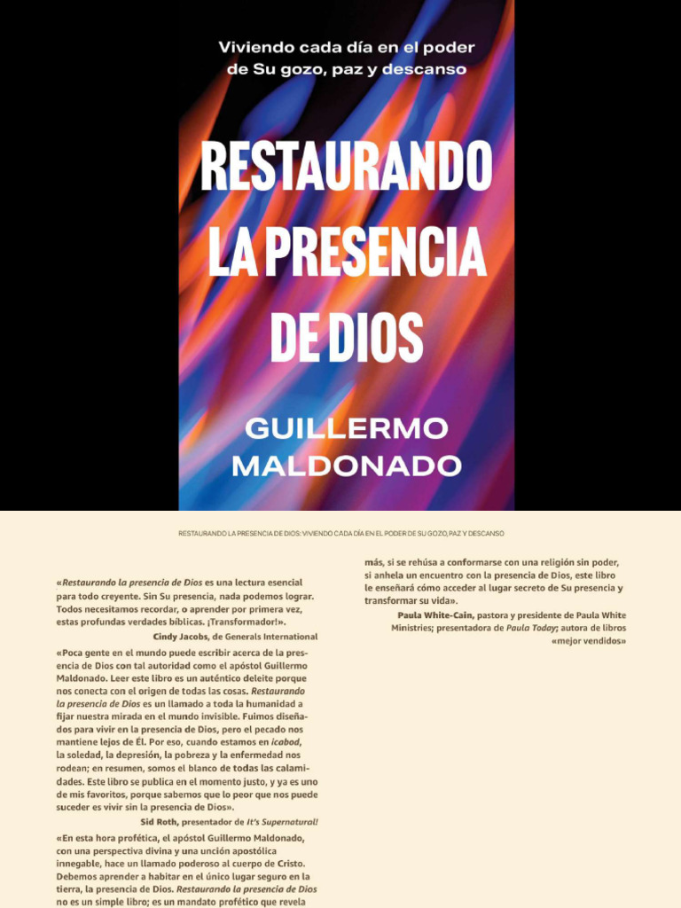 Restaurando La Presencia de Dios. | PDF