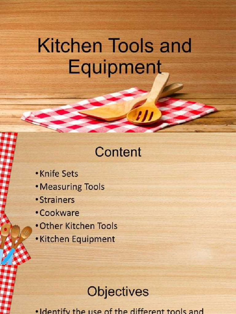 Kitchen Tools Equipment | PDF